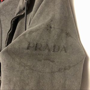 Prada | Jackets & Coats | Prada Zip Up Hooded Jacket | Poshmark